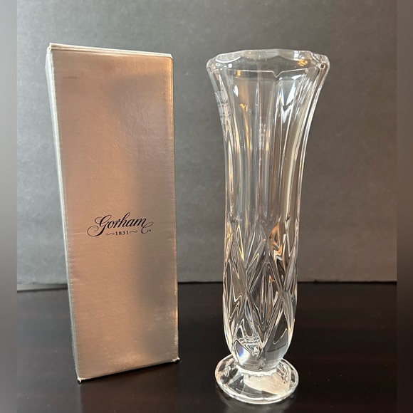 Gorham | Accents | Gorham Lady Anne 8 Bud Vase Full Lead Crystal Nwb ...